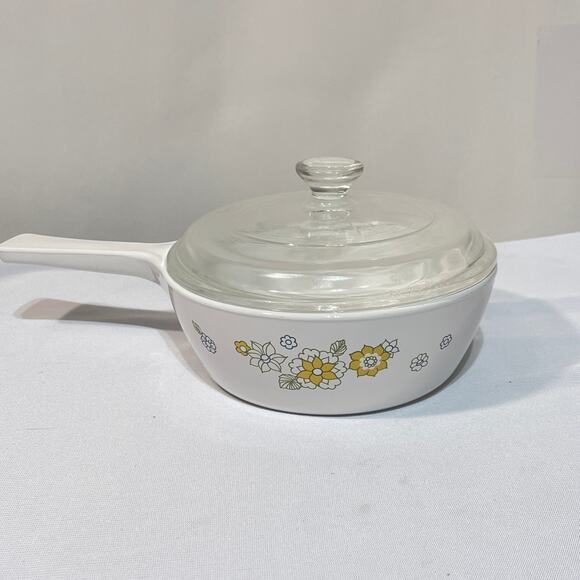 Corningware | Kitchen | Corning Ware Saucepan Ceramic Dish With Pyrex ...